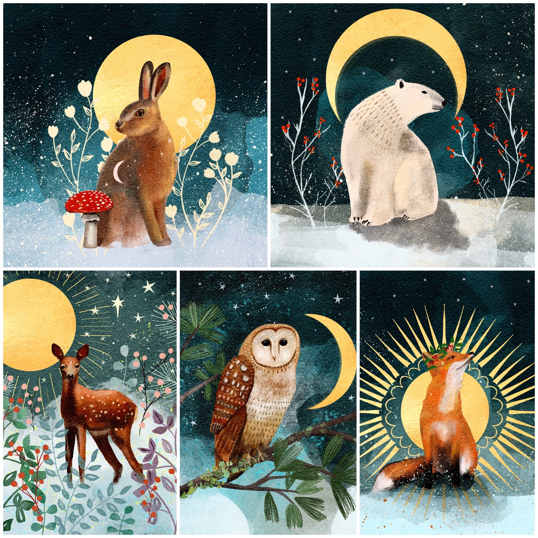Yule cards and a winter story – Glitter and Earth